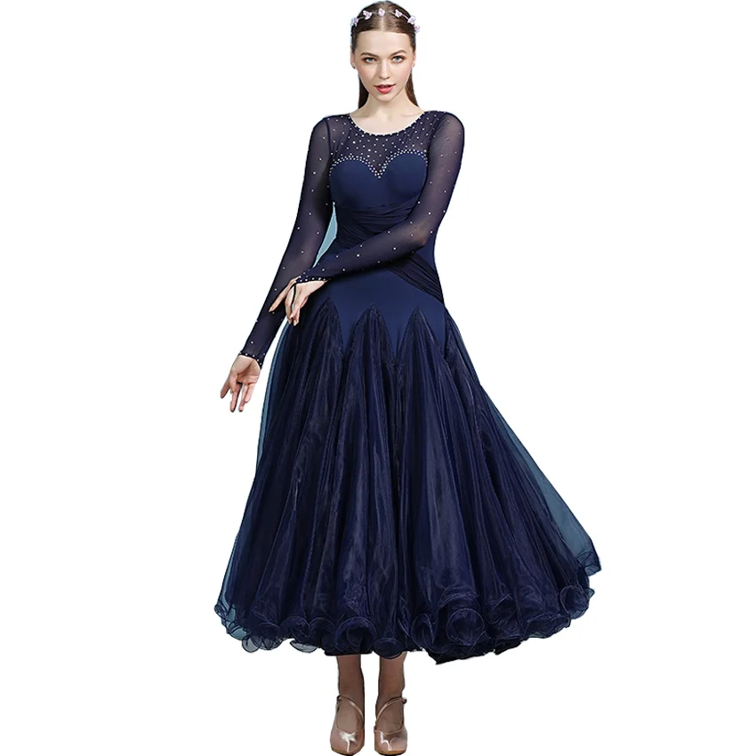 Big-Swing-Elegant-Purple-Women-Standard-Ballroom-Dress-Tango-Dance ...