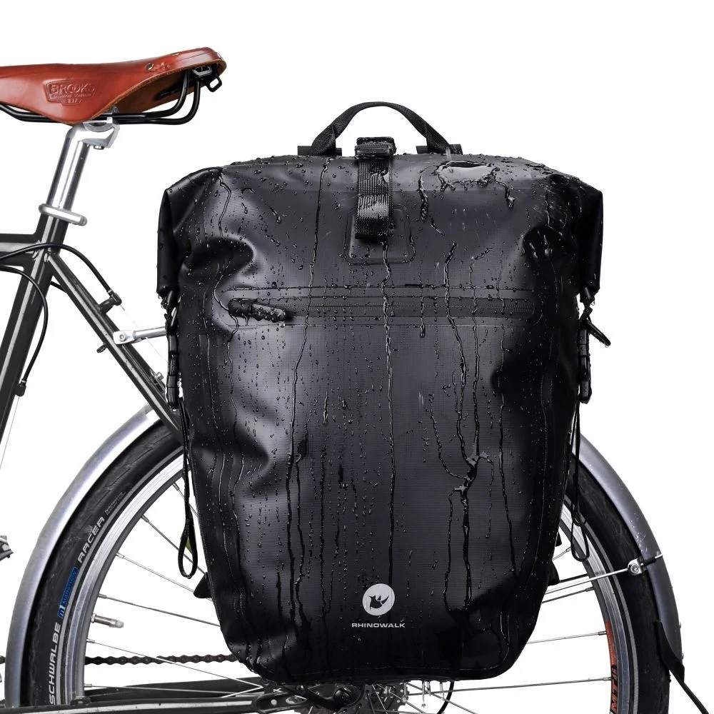 Rhinowalk Newest Bike Rear Rack Pannier Bag Fully Waterproof Large ...