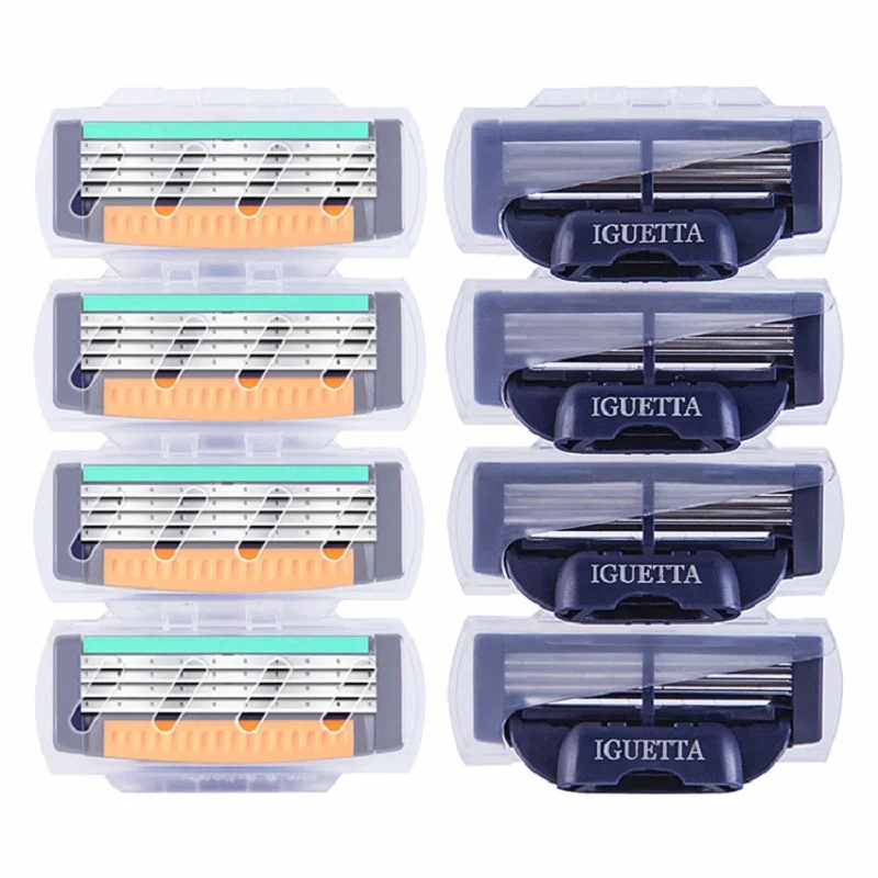 8-Pcs-Pack-High-quality-Razor-Blade-For-Men-Facial-Care-Shaver ...