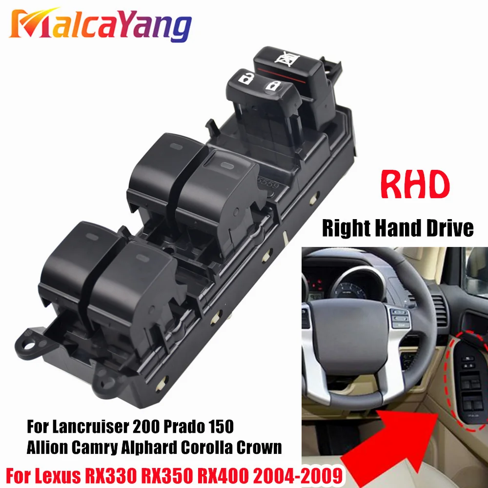 Front Right Power Window Master Lifter Switch Regulator Button For ...
