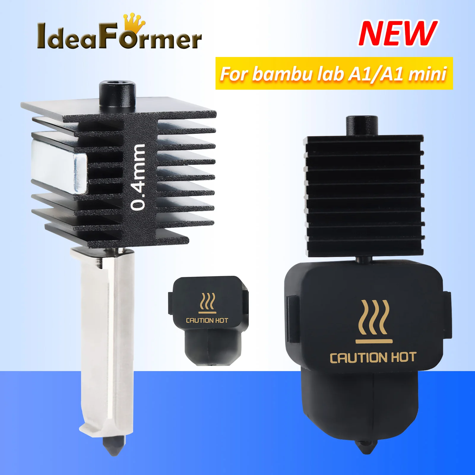 For-Bambu-Lab-A1-A1Mini-Clone-Update-Hotend-Replace-Nozzle-Bamboo-Lab ...