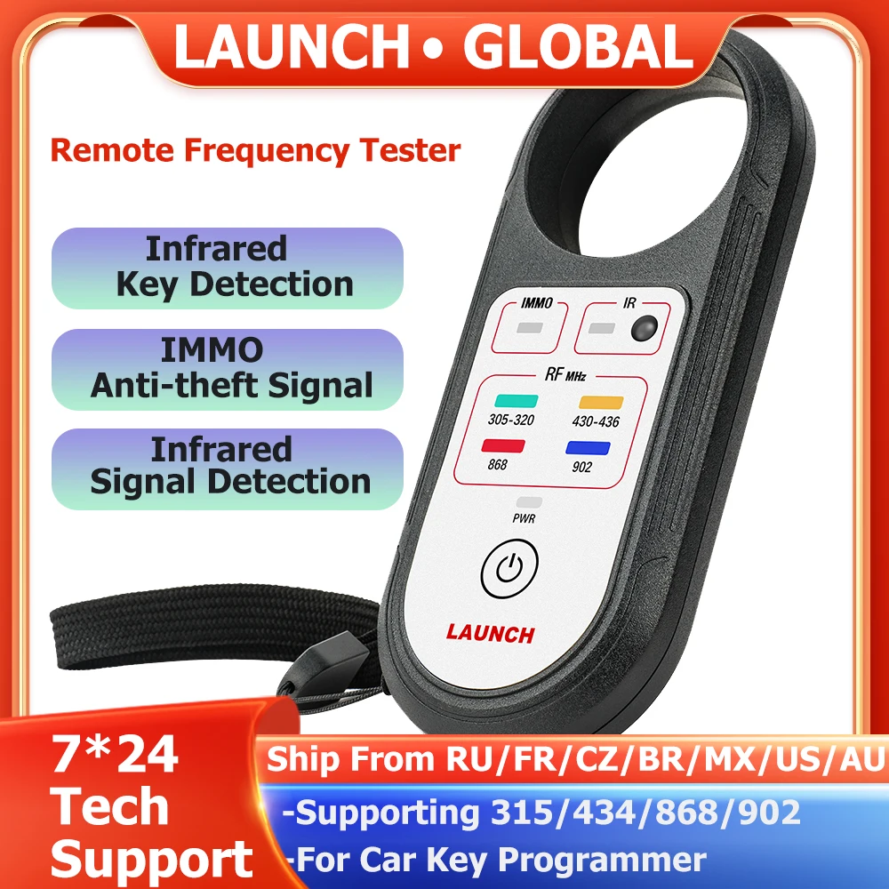 LAUNCH-Remote-Frequency-Tester-Suppor-315-434-868-902-Infrared-Key ...