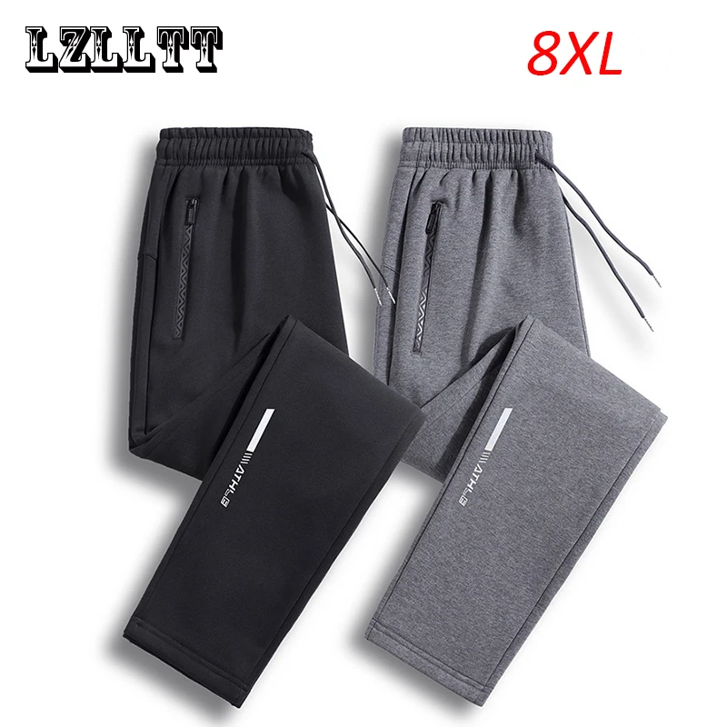 Spring Autumn Men Solid Sweatpants Jogger Pants Mens Drawstring Cotton ...
