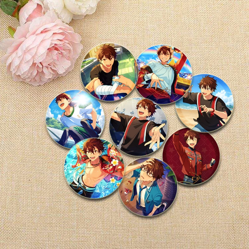 Ensemble Stars HD Print Brooch Anime Badge Chiaki Morisawa Cartoon ...