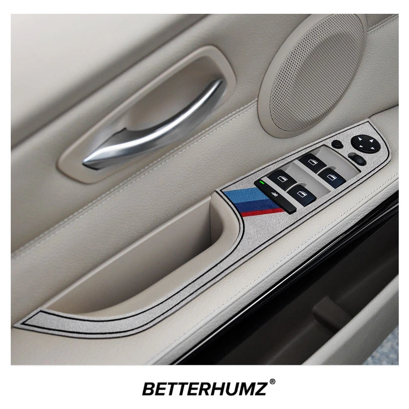 Alcantara For BMW 3 Series E90 E92 E93 M Performance Window Switch Trim ...