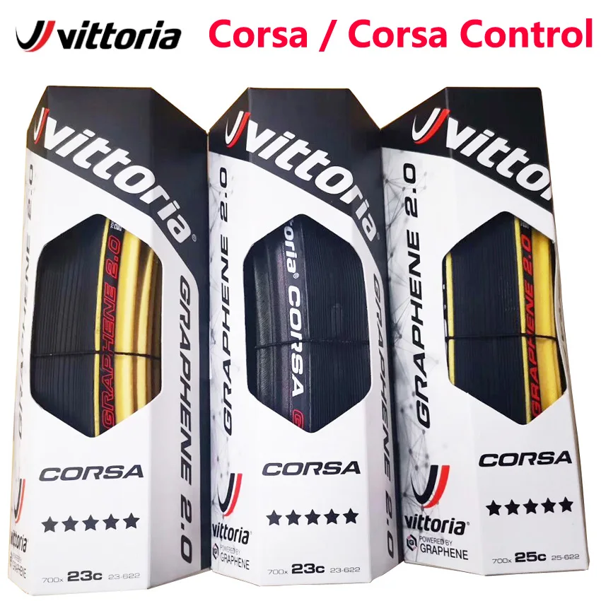 Vittoria 320TPI Corsa/Corsa Control Road Bicycle Tire 700C Graphene 2.0 ...