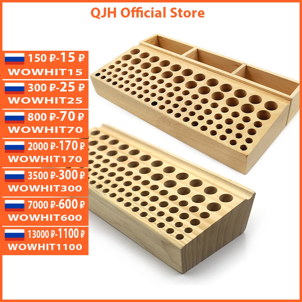 46/98 holes Pine Wooden Leather craft Rack Stand DIY Carving Punching ...