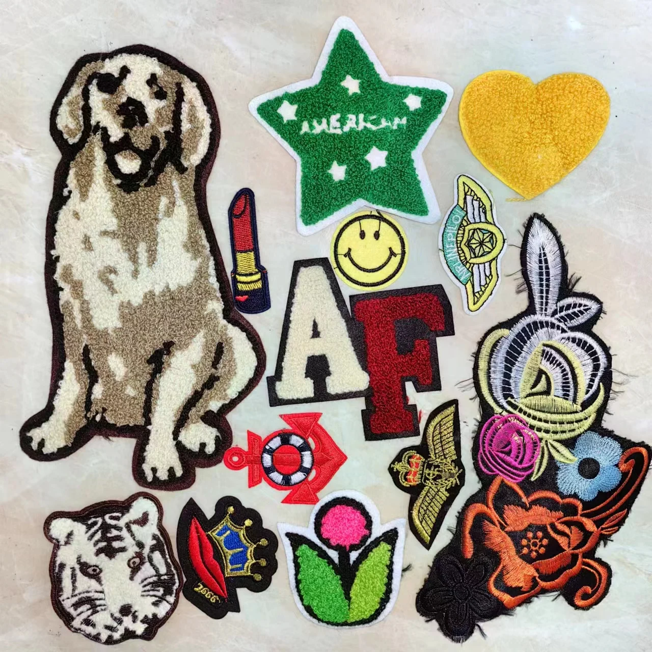 20pcs-bag-Punk-Letter-Digital-cloth-Patches-Emblem-Embroidered-Applique ...