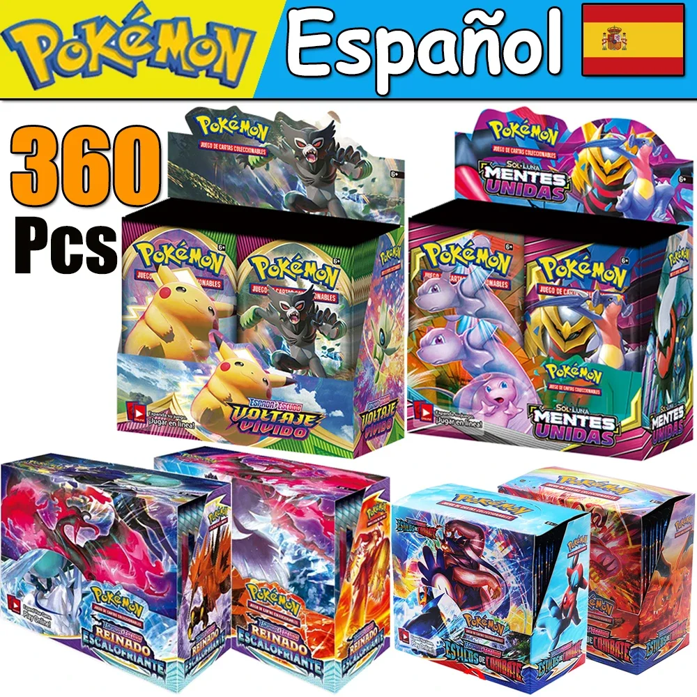 Spanish-Pok-mon-Cards-Collection-Brinquedos-Ingl-s-COROA-Zod-aco-Prata ...
