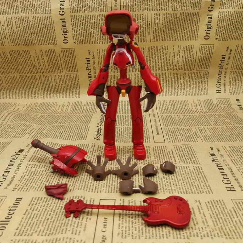 Original-RIO-BONE-FLCL-Action-Figure-Fooly-Cooly-Red-Robot-Ornaments ...