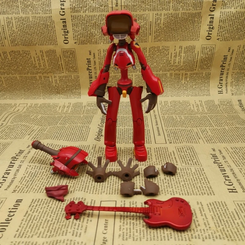 Original RIO BONE FLCL Action Figure Fooly Cooly Red Robot Ornaments ...