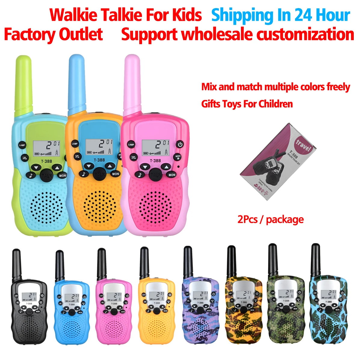 Boys-Girls-Handheld-Transceiver-Two-Way-Radio-Mini-Toys-Talki-Walki-For ...
