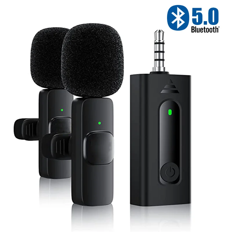 Micr-fono-de-solapa-Lavalier-inal-mbrico-Bluetooth-5-0-port-til-Audio-v ...