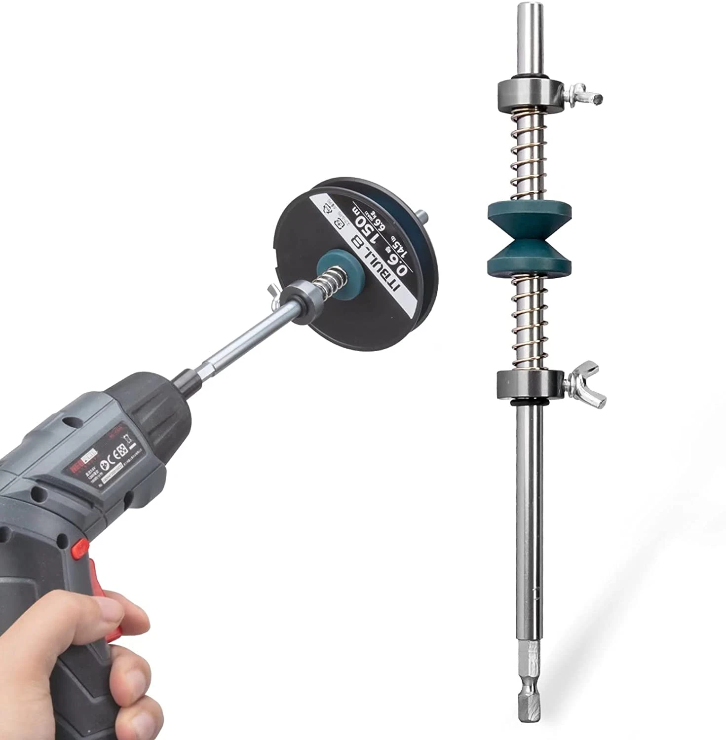 Portable Electric Drill Type Fishing Line Winder Reel Spooler Spinning ...