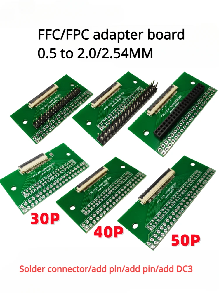 0-5-turn-to-2-0-2-54MM-insert-directly-into-FFC-FPC-adapter-30P40P50P ...