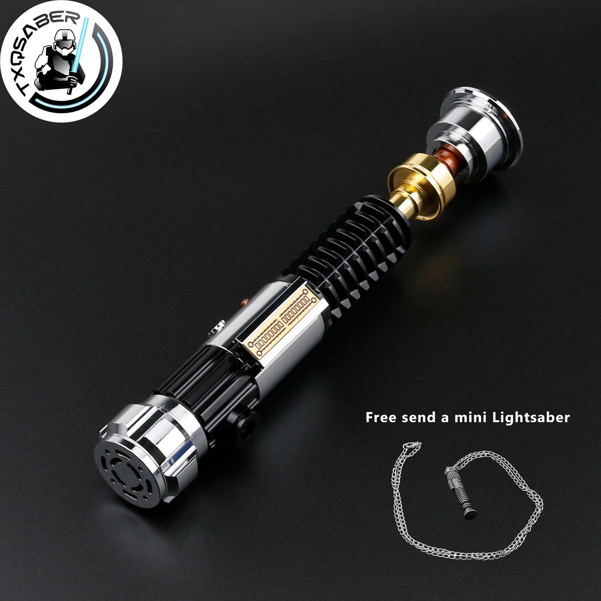 TXQSABER Replica Lightsaber Obi-Wan Series SDRGB Pixel no Blade Metal ...