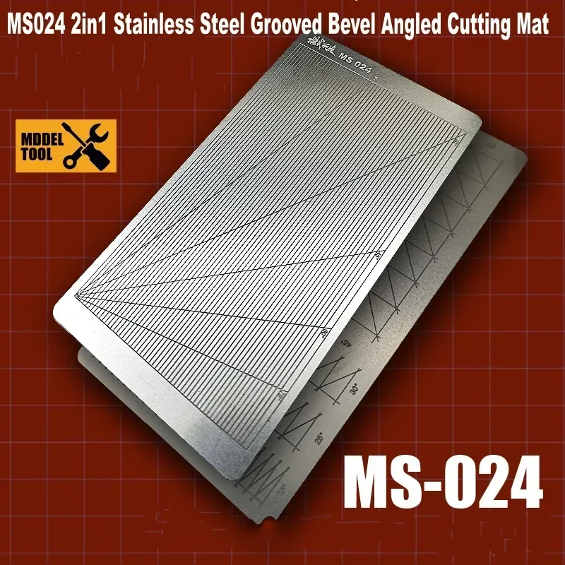 MS024-2in1-Stainless-Steel-Grooved-Bevel-Angled-Cutting-Mat-Assembly ...