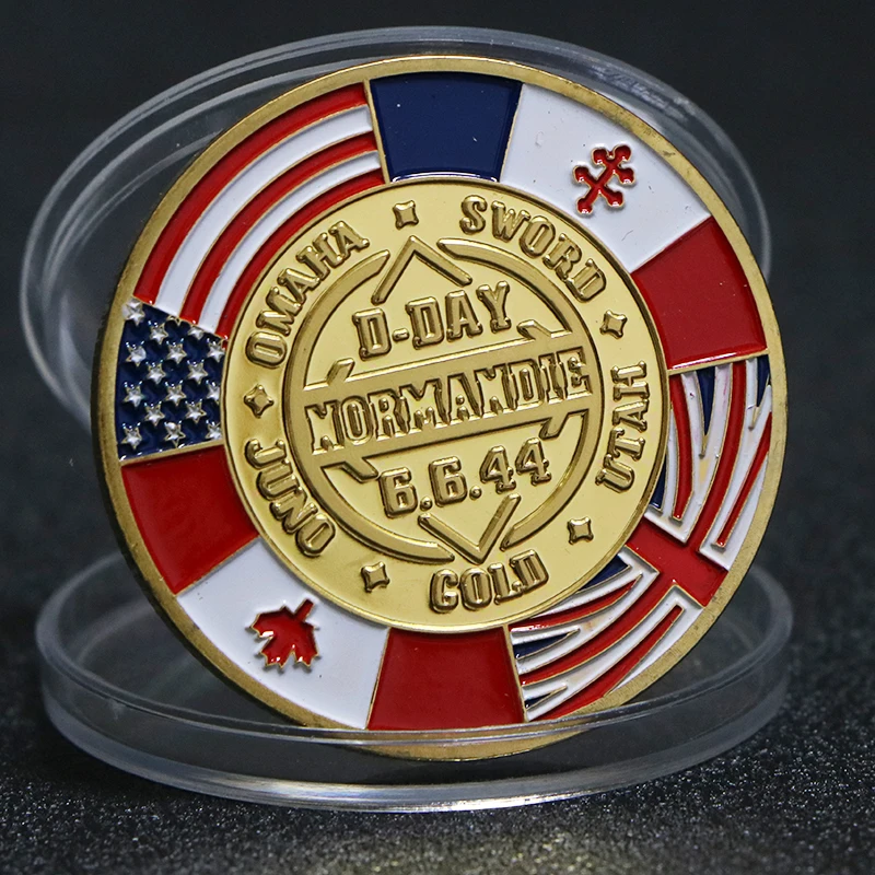 D Day 6.6.44 Gold Coin Port Artificiel Normandie Landing For Collection ...