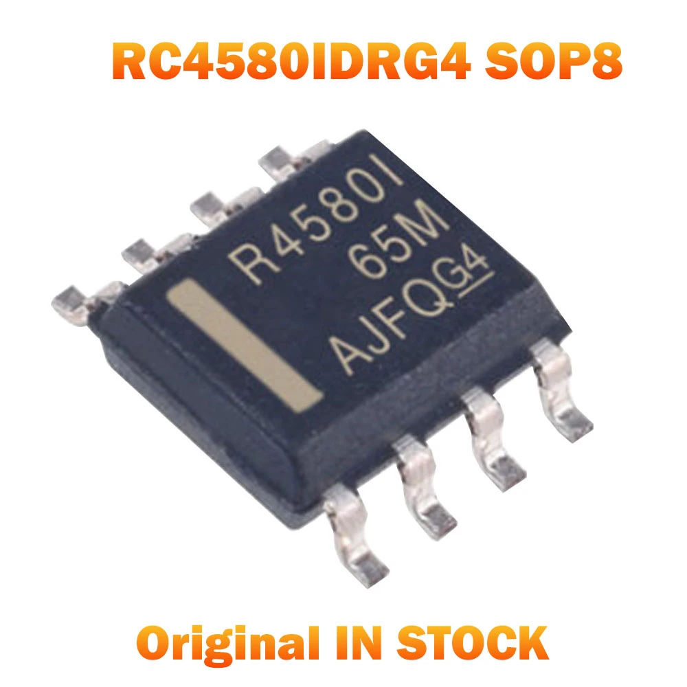 RC4580IDRG4 IC OPAMP AUDIO STER AB 8SOIC 4580 RC4580, 20 unidades| | - AliExpress