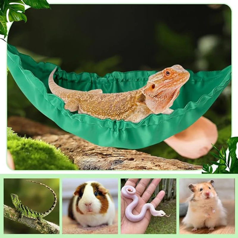 Reptology-Lizard-Hammock-With-Suction-Cups-Bearded-Dragon-Tank ...