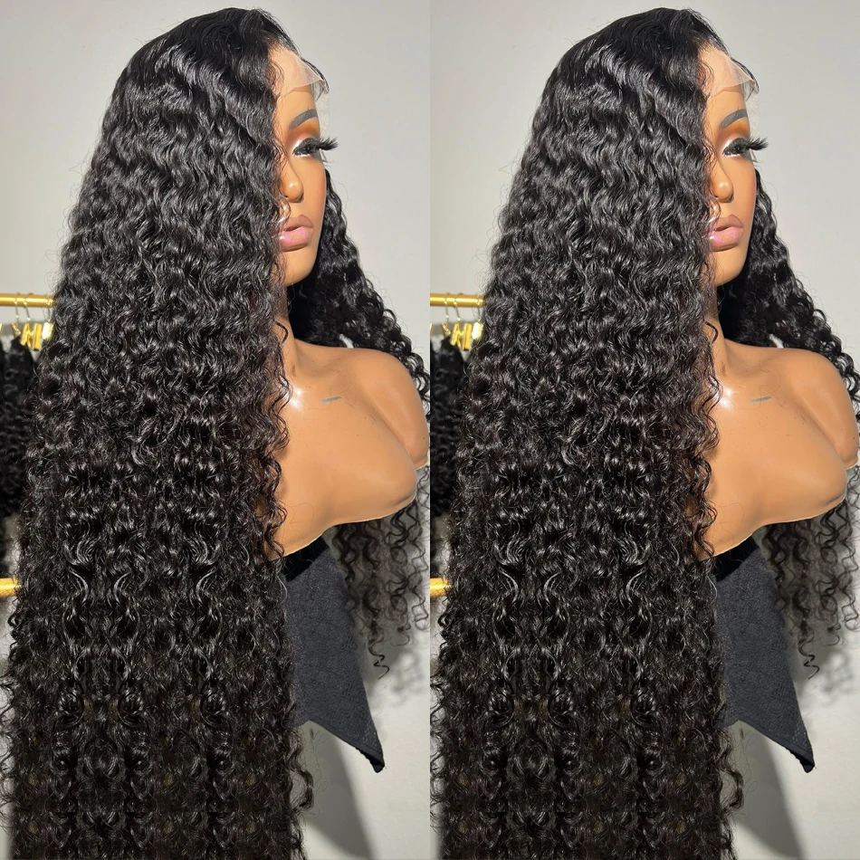 Rosabeauty 13x6 Transparent Loose Deep Wave Lace Front Wig 250% 30inch ...