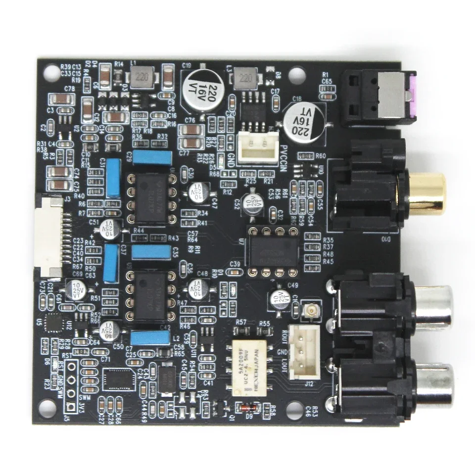 ES9038Q2M decoding board Bluetooth fiber coaxial decoding board power ...