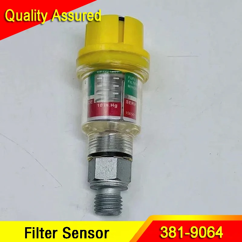 Excavator Parts Fuel Filter Change Indicator Sensor 381-9064 3819064 ...