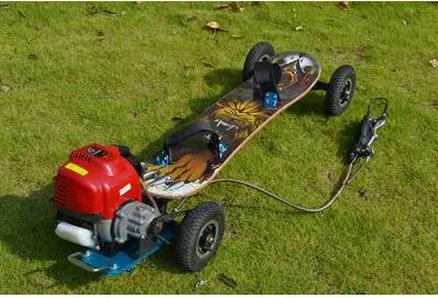 Homemade Gas Powered Skateboard