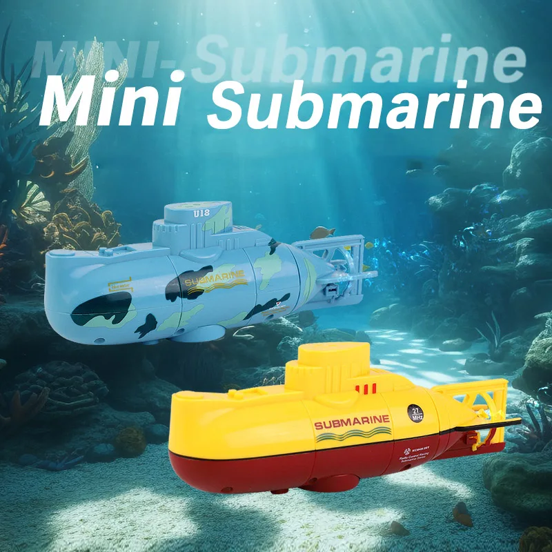 Mini-RC-Submarine-6CH-Remote-Control-Speedboat-High-Powered-Model ...