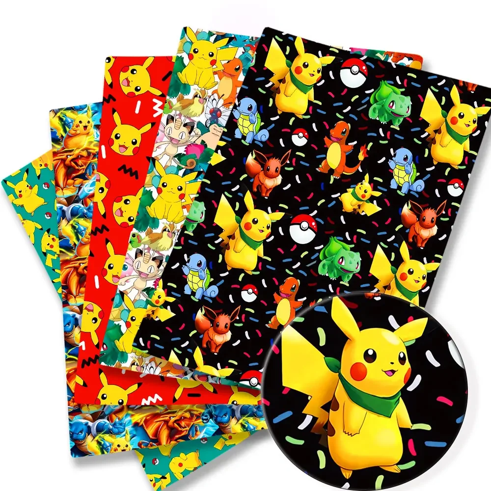 Pokemon Cartoon Fabric140*50cm Handmade Sewing Patchwork Quilting Baby ...