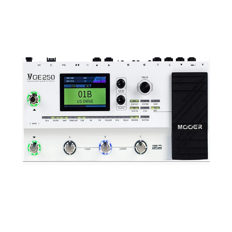 MOOER-GE250-Multi-Effects-Processor-with-FX-Loop-Tone-Capture-MIDI ...
