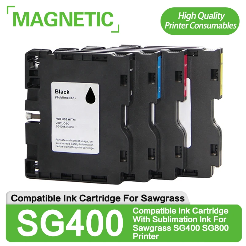 NEW For Sawgrass SG400 Compatible Ink Cartridge With Sublimation Ink ...