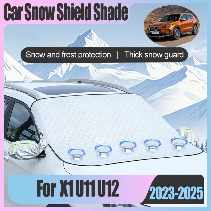 For BMW X1 U11 U12 iX1 2023 2024 2025 Car Front Windshield Sun Rain ...