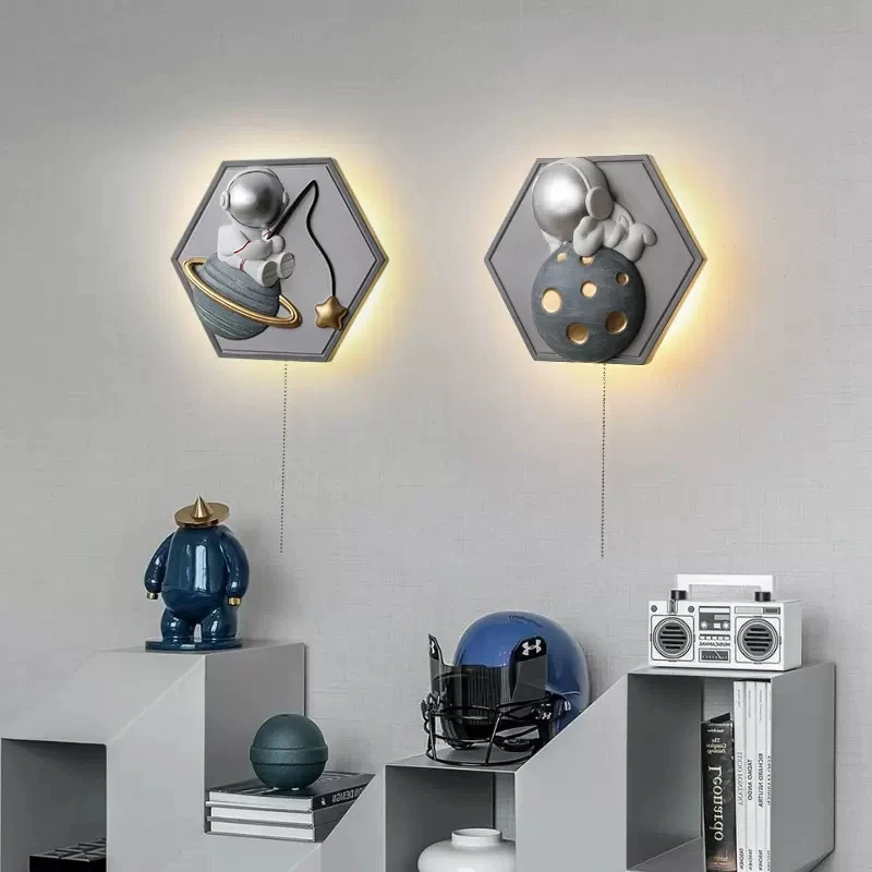 Drawstring Switch Children's Room Wall Lamps Nordic Creativity ...