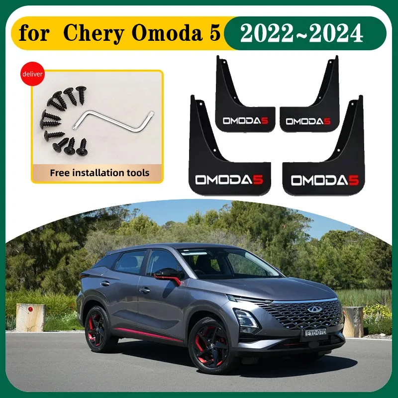 Car Mud Flaps For Chery Omoda 5 2023 Accessories 2022 2024 C5 Fownix FX ...