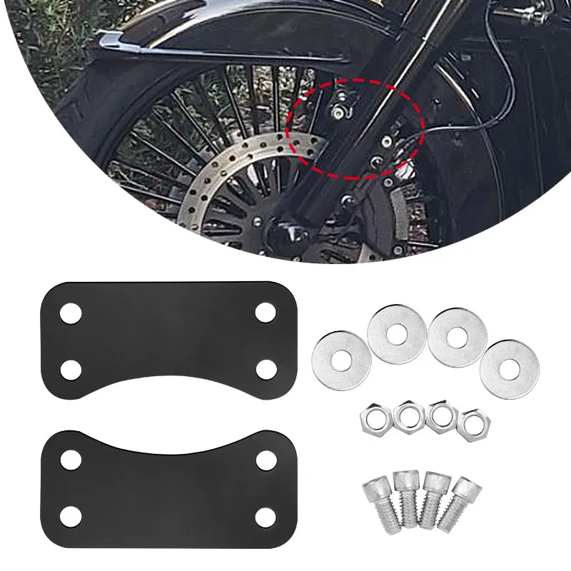 Motorcycle Accessories 21 Front Wheel Fender Lift Brackets Relocation ...