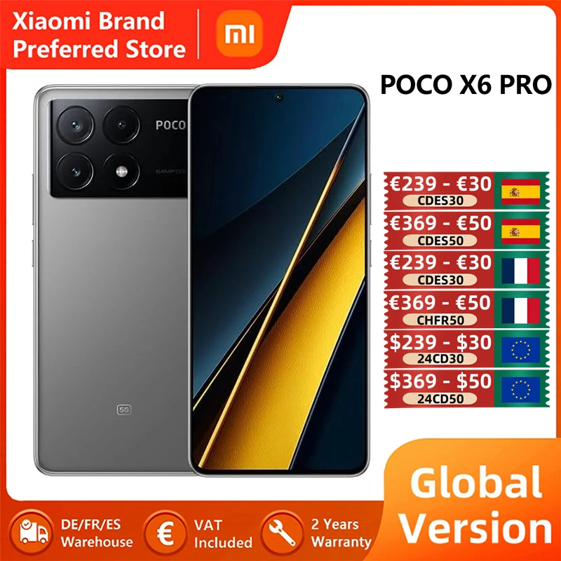 2024-NEW-POCO-X6-Pro-5G-Smartphone-MTK-Dimensity-8300-NFC-6-67-120Hz ...