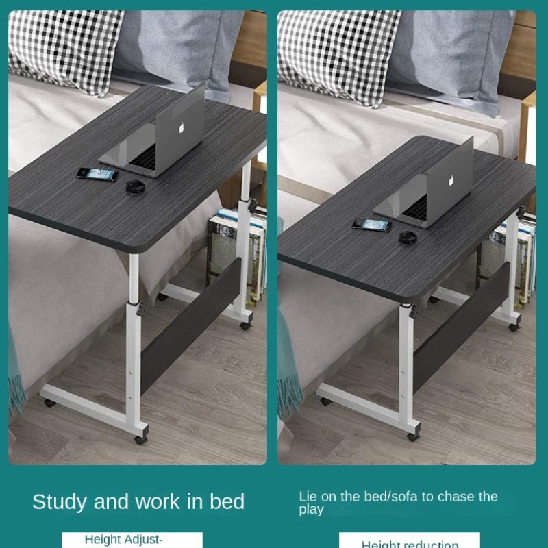 Adjustable-Computer-Table-Portable-Desk-Turning-Bed-Table-for-PC-Can-Be-Lifted-Desk-with ...