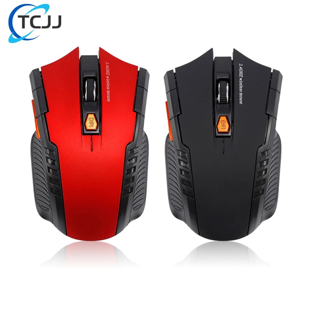 TCJJ 1600DPI 2.4GHz Wireless Optical Mouse Gamer For PC Gaming Laptops ...