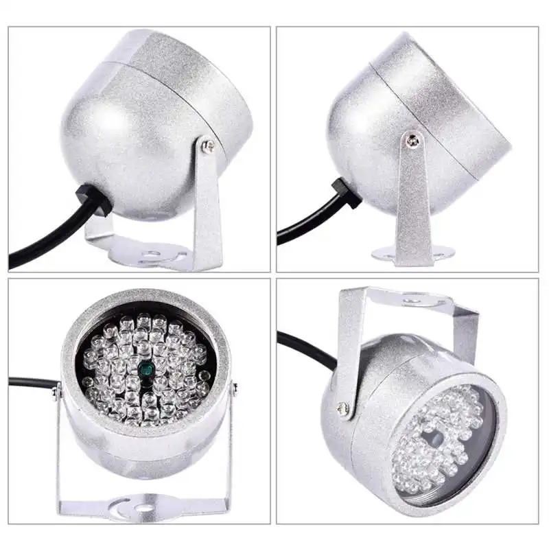 48 LED IR Illuminator Lights Waterproof Infrared Night Vision Light for ...