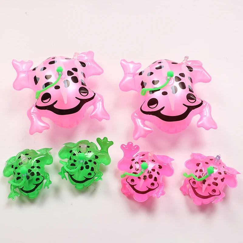 Luminous frog inflatable toys bouncing children's night market stalls ...