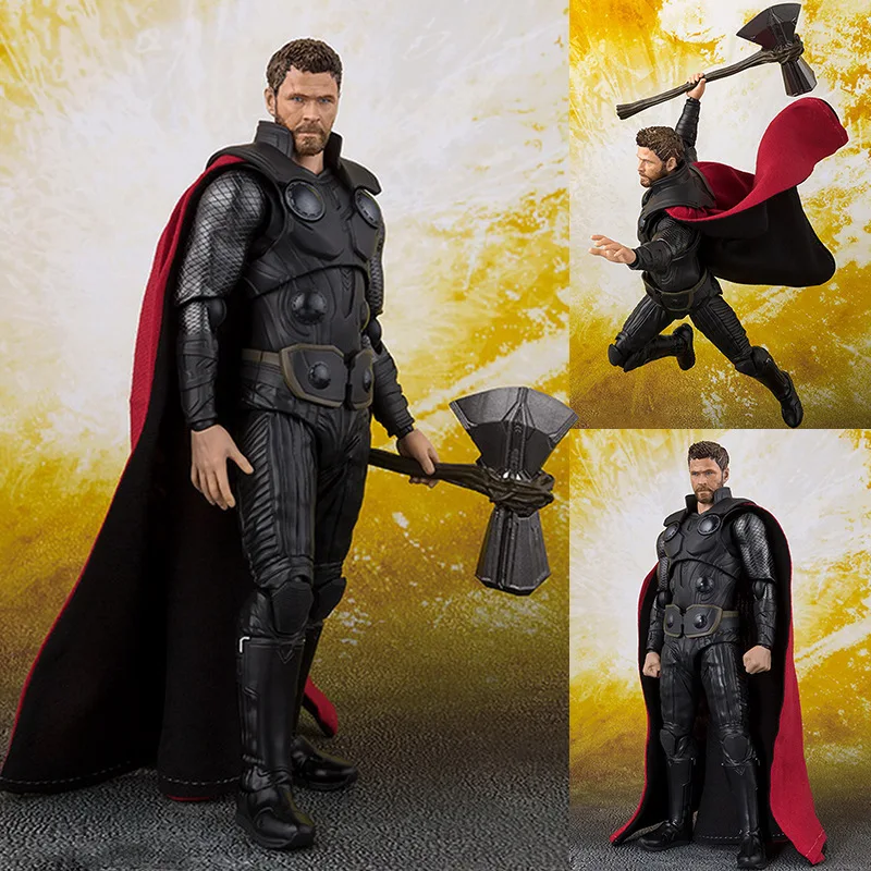 Marvel SHF Los Vengadores Iron Man Thanos Capitán América Spider-Man ...