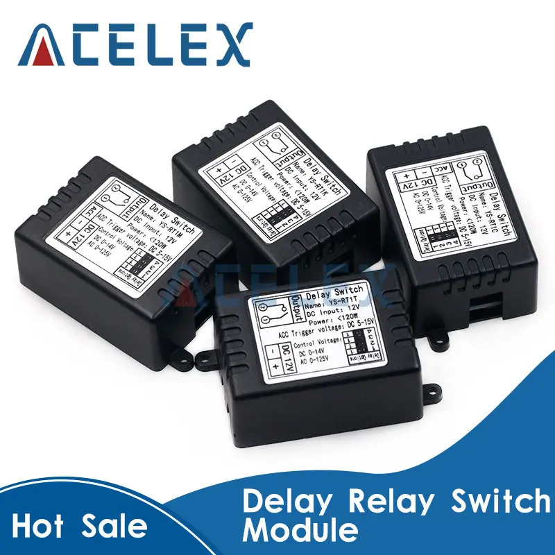 Power-ON-Delay-Relay-Switch-Module-Trigger-Delay-DC-12V-60s ...