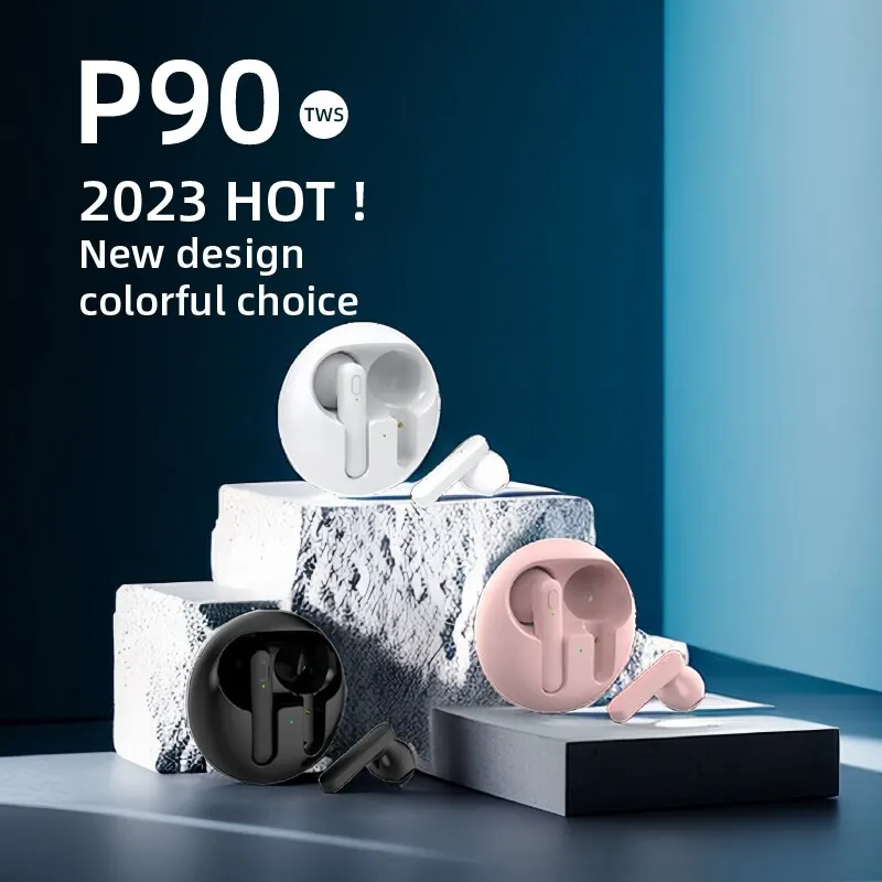 P90-TWS-Bluetooth-5-3-Headset-Headset-Sem-Fio-In-Ear-Stereo-Noise-Redu ...