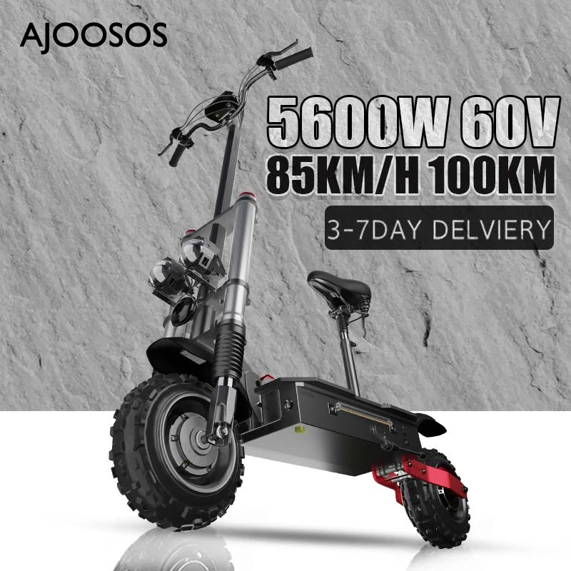 Ajoosos Brand New Electric Scooter 5600w 60v Dual Motors 85km/h Top ...