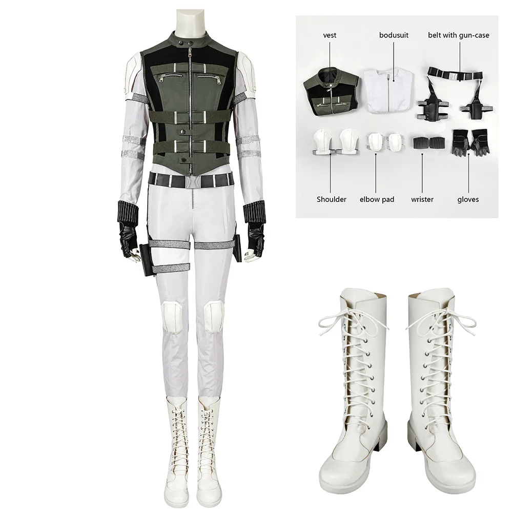 Yelena Belova Cosplay Costume Women DisguiseHalloween Carnival Suit ...