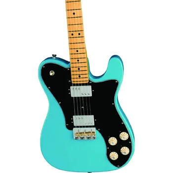Professional II Tele Deluxe Maple Fingerboard Miami Blue Guitar