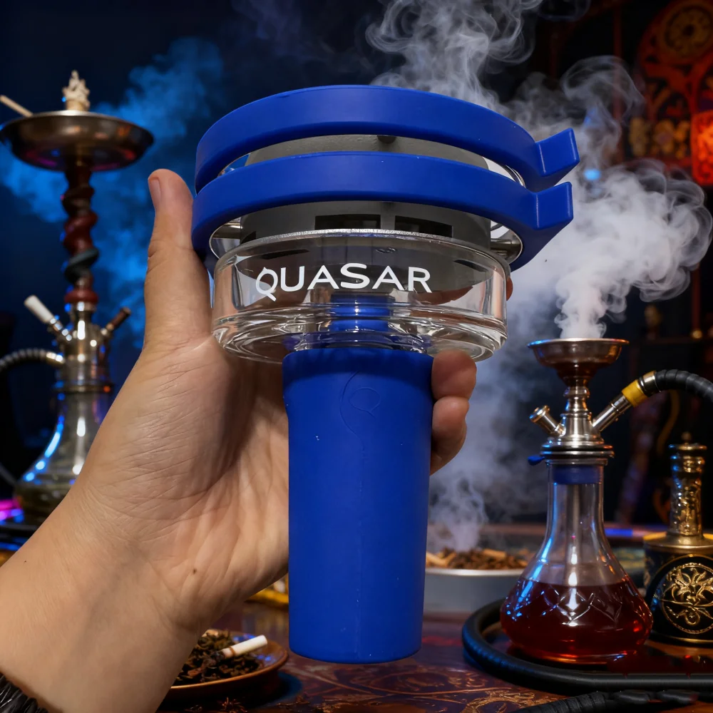 Shisha Head Bowl Quasar Hookah Tobacco Glass Set Chicha Narguilé Heat ...