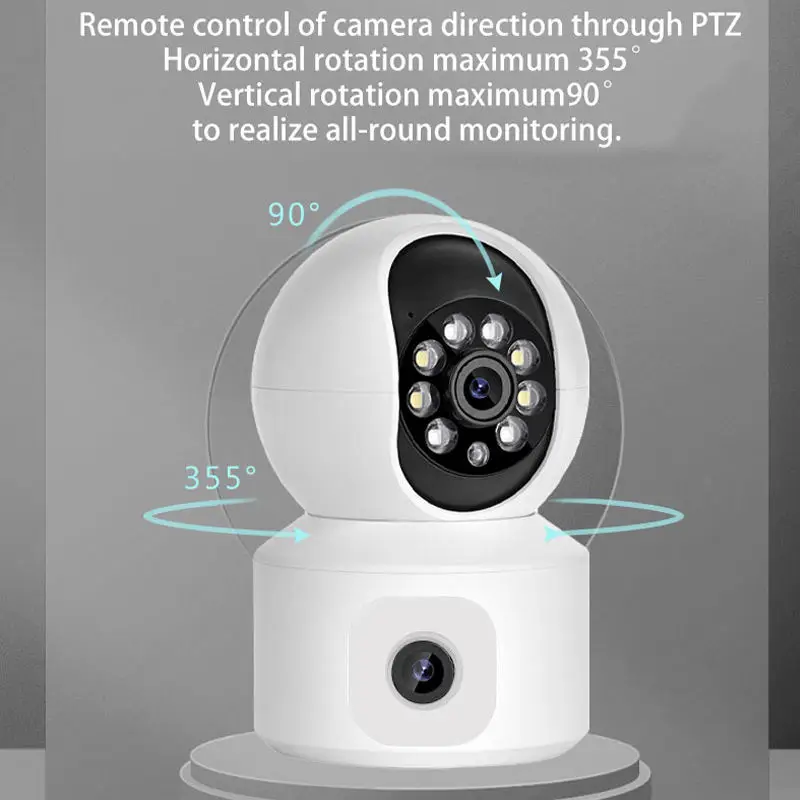 6MP-WiFi-IP-Camera-Dual-Lens-Dual-Screen-Baby-Monitor-Home-Security ...