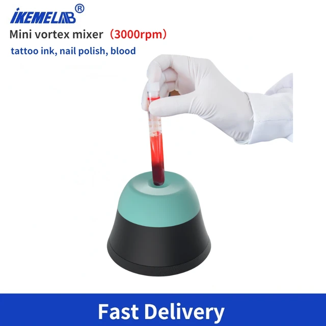 IKEME Mini Vortex Mixer Electric Liquid Nail Polish Tattoo Ink Shaker ...